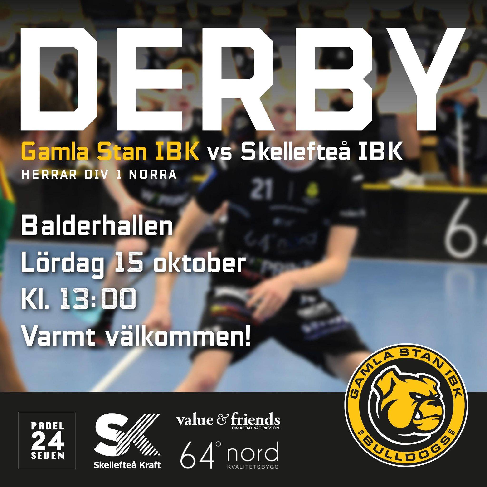 Gamla Stan IBK vs Skellefteå IBK div1 herr